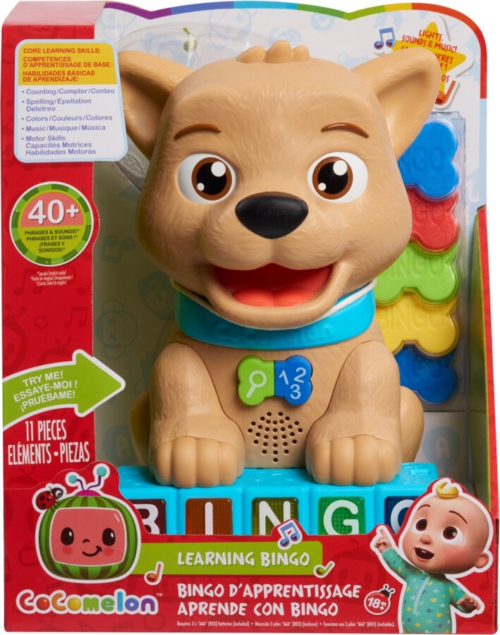 Inside Out 2 CoComelon Count Learn Bingo, 11-Pieces, 7.5" Early ...