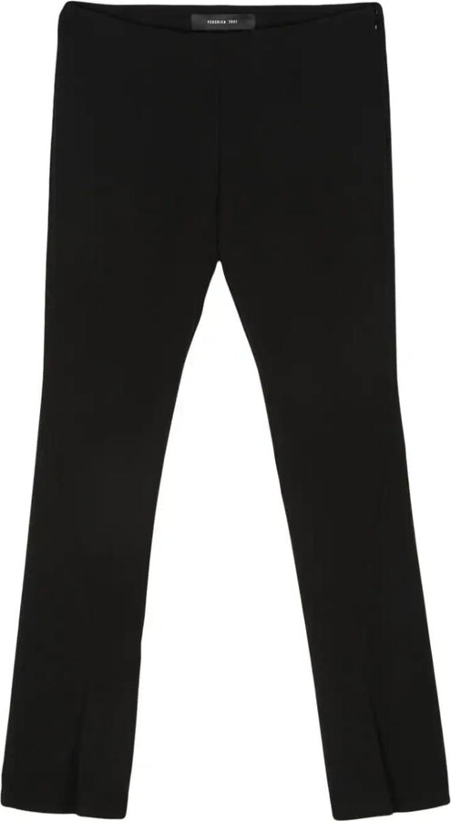 FEDERICA TOSI Trousers With Slit On The Front - ShopStyle Dress Pants