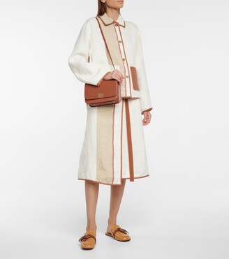 Loewe Goya Medium leather shoulder bag - ShopStyle