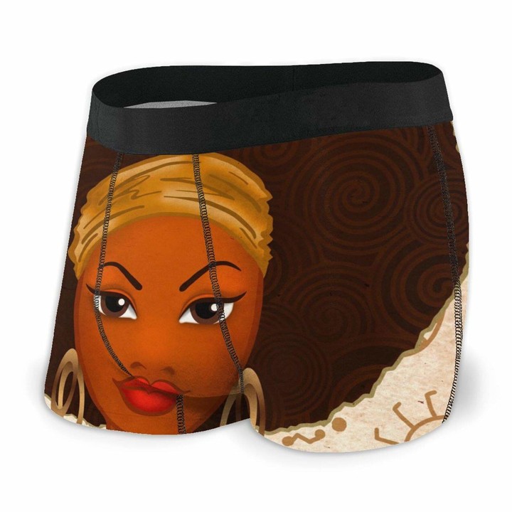Brave Har Mens Boxer Shorts Fitted Briefs Young Black Women face Trunks ...