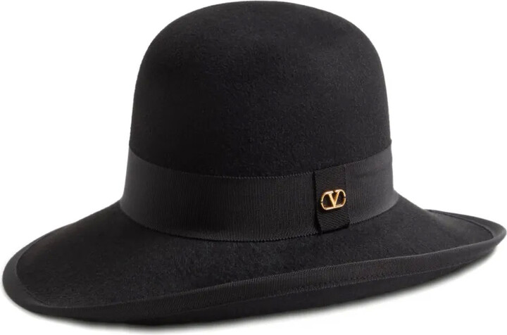 Valentino Garavani Wide-Brimmed Felt Hat - ShopStyle