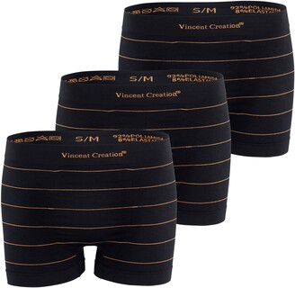 Vincent Creation Men’s Boxer Briefs Pack of 3 Seamless Underwear ...