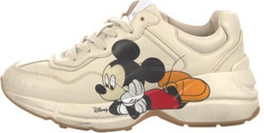 Gucci x Disney Mickey Mouse Rhyton Chunky Sneakers - ShopStyle
