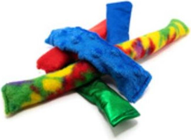 Covered in Comfort Fabric Fidget Tubes with Various Textures - Set of 5 ...