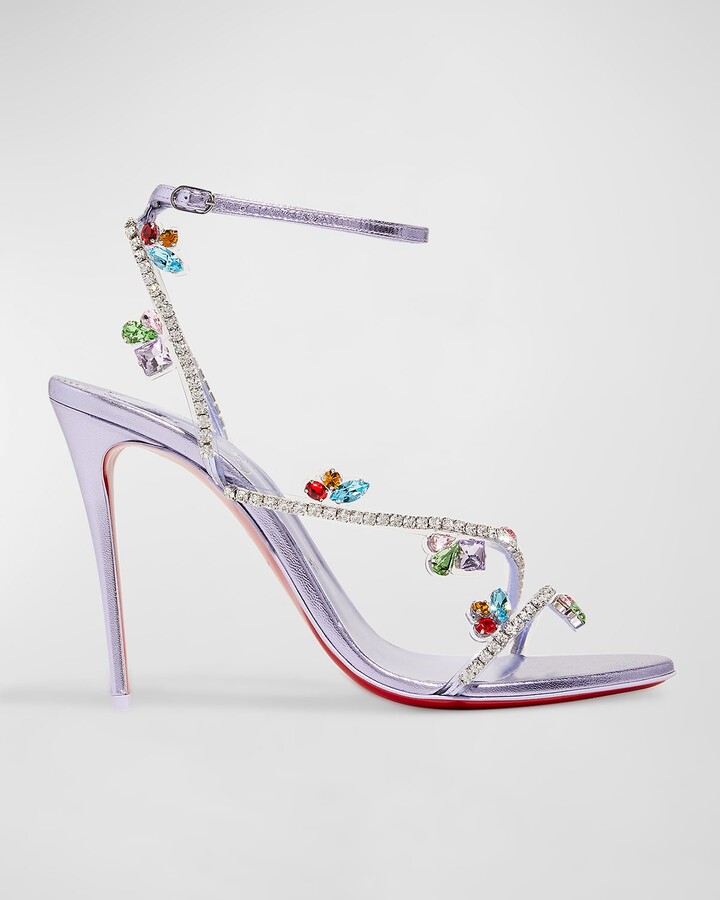Christian Louboutin Joli Queen Jewel Red Sole Sandals - ShopStyle