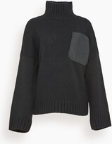 Women's Black Leather Sweaters | ShopStyle