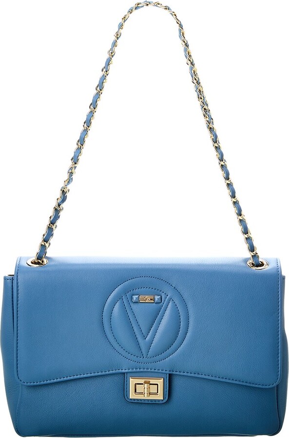 Valentino By Mario Valentino Posh Signature Leather Shoulder Bag ...
