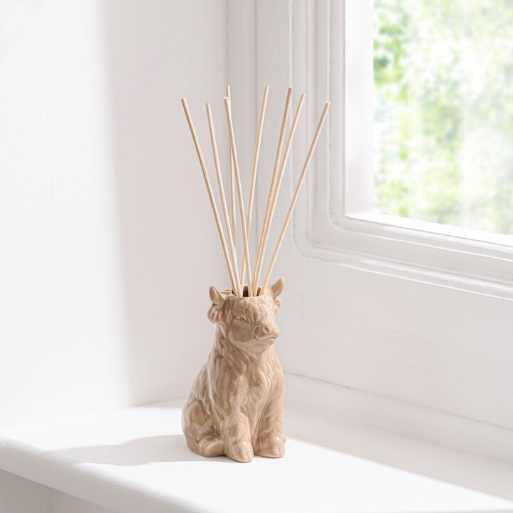 Dunelm Linen Highland Cow Diffuser Brown - ShopStyle Home Fragrance