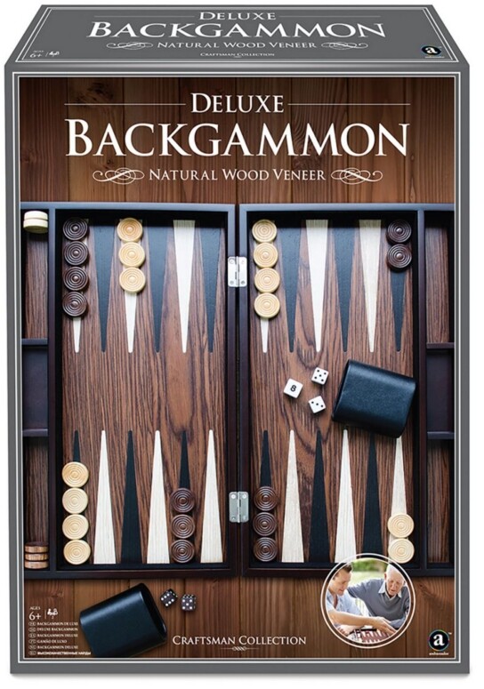 Masterpieces Puzzles Merchant Ambassador Craftsman Deluxe Wood Backgammon Game Set - ShopStyle