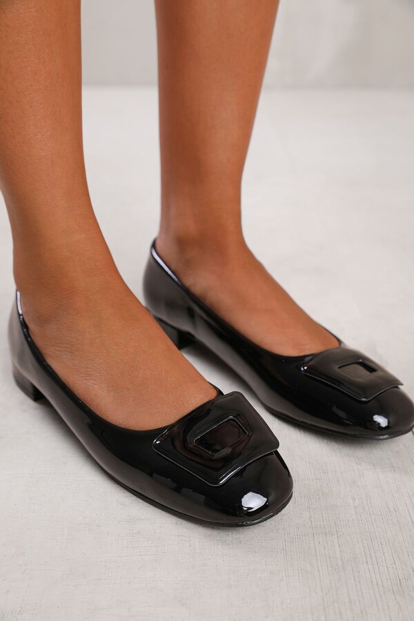 Where's That From 'Nalani' Flat Ballerina Pump - Black - ShopStyle