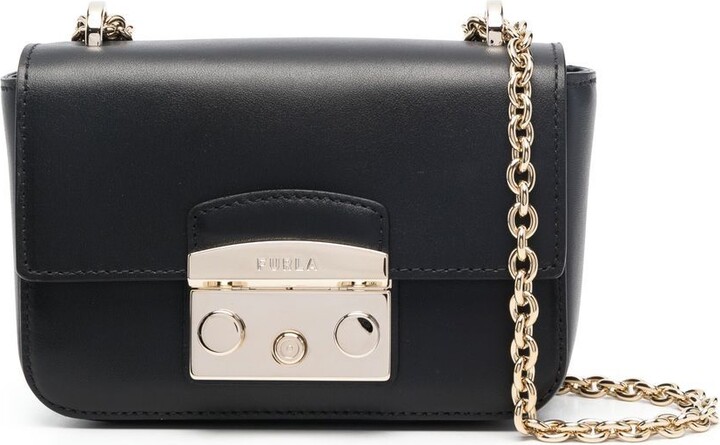 Furla Logo-Buckle Leather Crossbody Bag - ShopStyle