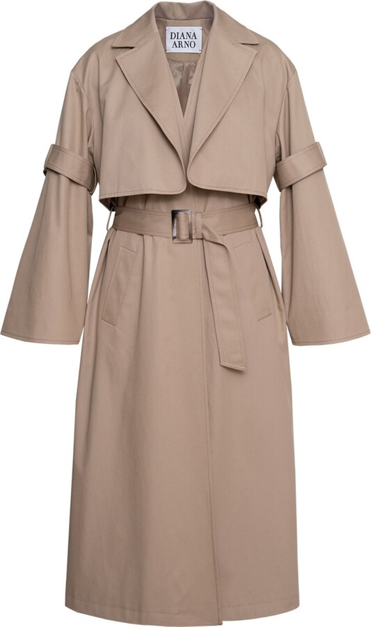 Diana Arno Ruby Oversized Cotton Duster Coat - ShopStyle