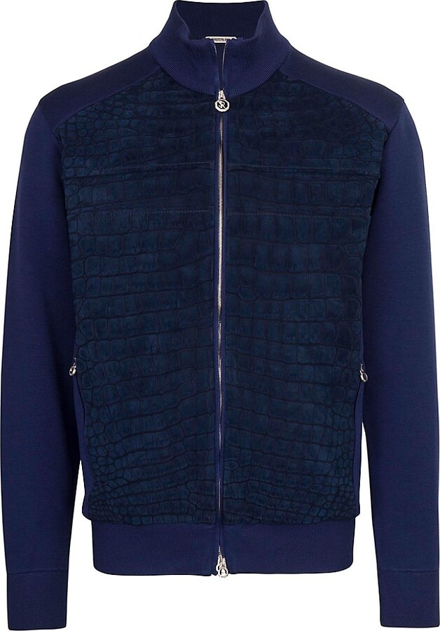 Stefano Ricci Crocodile Leather Blouson Jacket - ShopStyle