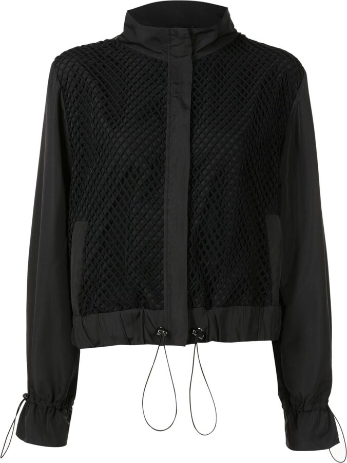 Alcaçuz Mesh-Panel Hooded Jacket - ShopStyle