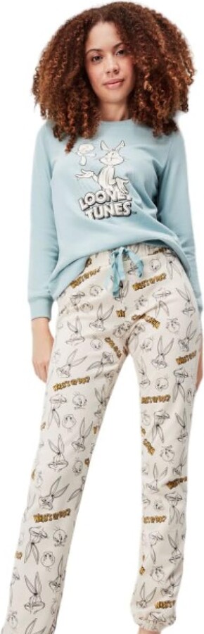 GISELA Looney Tunes Long Pyjamas - ShopStyle Bottoms