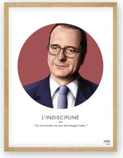 ASAP Creative Studio James Chirac poster "the undisciplined" Affiche ...