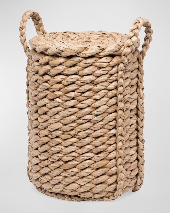 Pigeon and Poodle Royan Round Woven Seagrass Hamper - ShopStyle ...