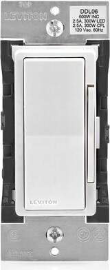 Leviton Decora Smart Bluetooth Univesal LED/CFL/Incandescent Dimmer and ...