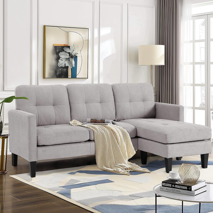 GlasFlength L Shaped Couch Sectional Couches - Cloud Couch Sectional ...