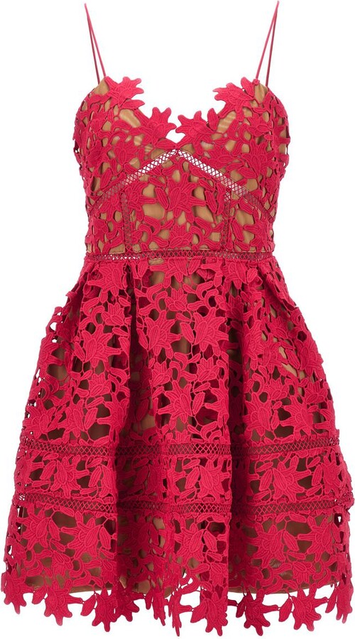 Self-Portrait 'Azalea Mini' dress - ShopStyle