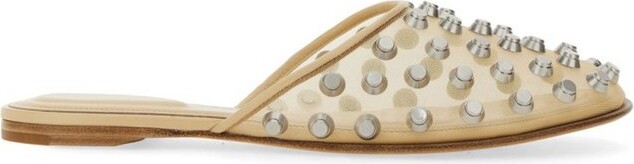 Alexander Wang Stud Detailed Sheer Sandals - ShopStyle