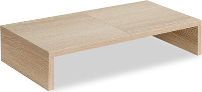 Latitude Run 20 Inch Monitor Stand Riser, Wood Monitor Stand For Desk ...