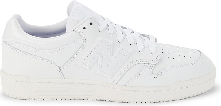 New Balance 160 Perforated Patent Leather & Leather Sneakers - ShopStyle