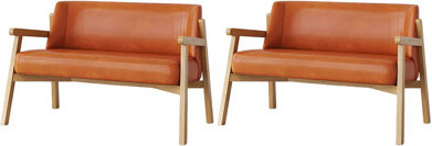 Canadian Linen Cafe Restaurant Dessert Shop Bakery Bench Faux Leather ...