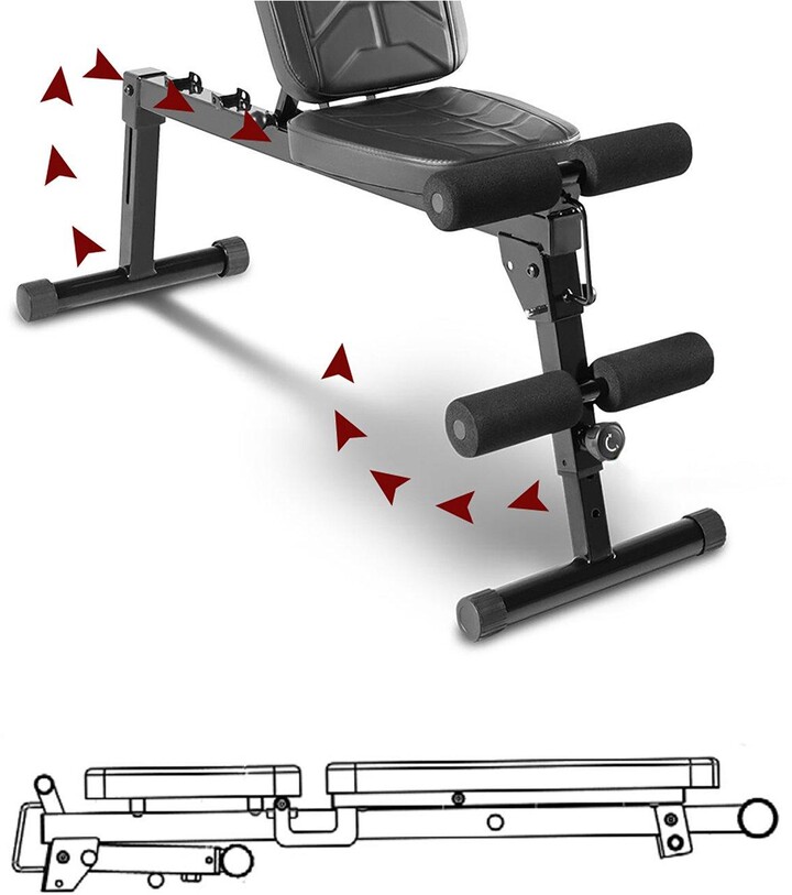 Marcy Multi Use Fold Away Dumbbell Bench - ShopStyle Men's Fashion