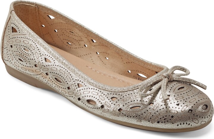 Earth Women's Josie Laser Cut Casual Ballet Slip-On Flats - ShopStyle