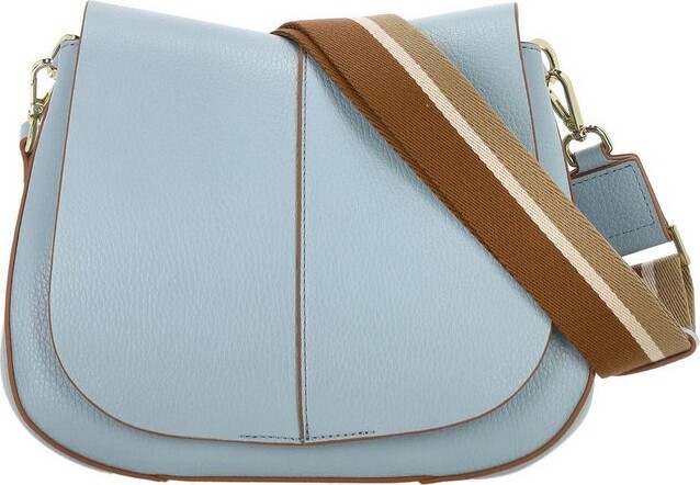 Gianni Chiarini Helena Round Logo Printed Shoulder Bag - ShopStyle