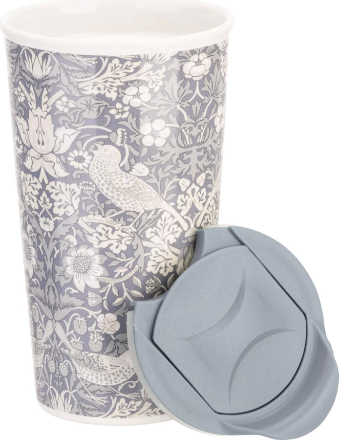 William Morris Strawberry Thief Ceramic Travel Mug - ShopStyle