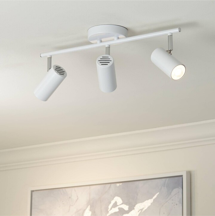 Pro Track Galena 3-Head Led Ceiling Track Light Fixture Kit Spot Light ...