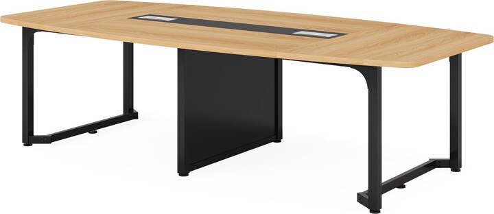 Tribesigns 8FT Conference Table, 94.5L x 47.2W inch Large Meeting Table ...