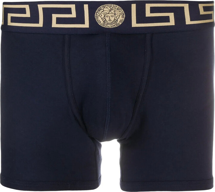 Versace Greca Border boxer briefs - ShopStyle