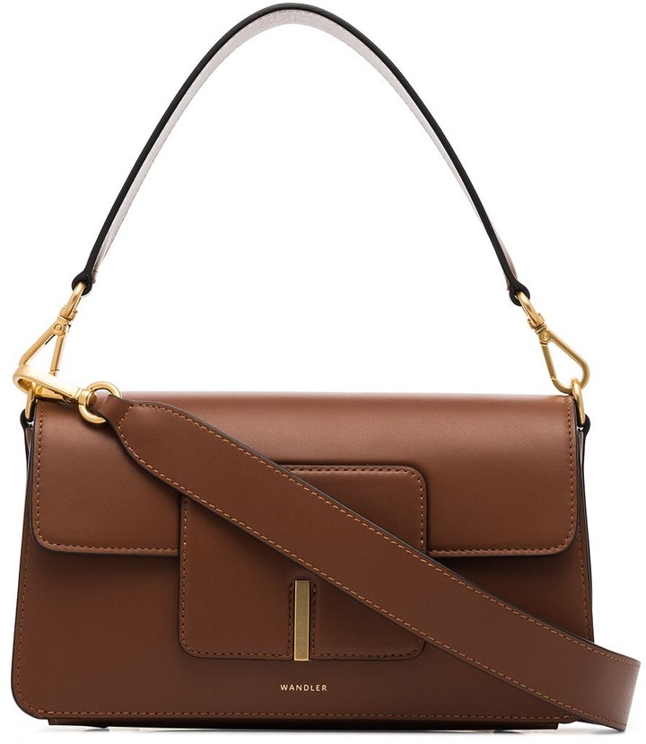 Wandler Georgia leather shoulder bag - ShopStyle