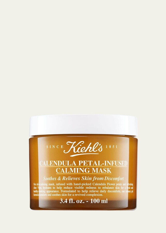 Kiehl's Calendula Petal-Infused Calming Mask With Aloe Vera, 3.4 oz ...