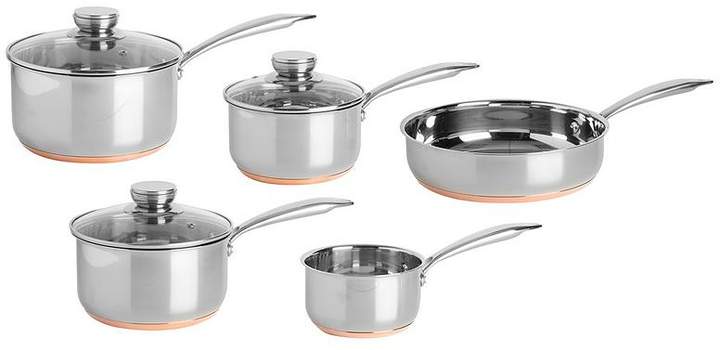 Viners Stainless Steel 5-piece Copper Base Pan Set - ShopStyle Home