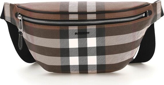 Burberry Checked Zipped Belt Bag - ShopStyle