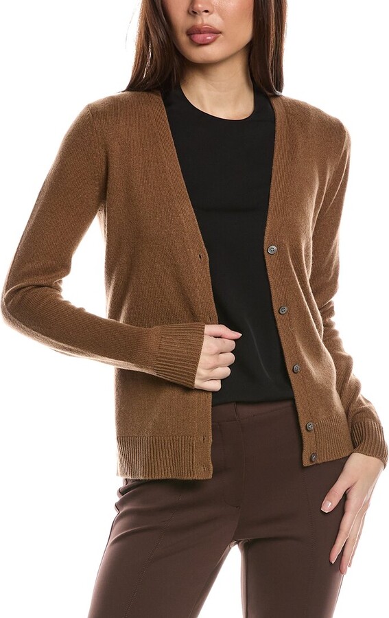 Theory V-Neck Cashmere Cardigan - ShopStyle