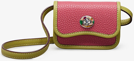 Coachtopia Womens Strawb/haze/lime Green Wavy Leather Cross-body bag ...