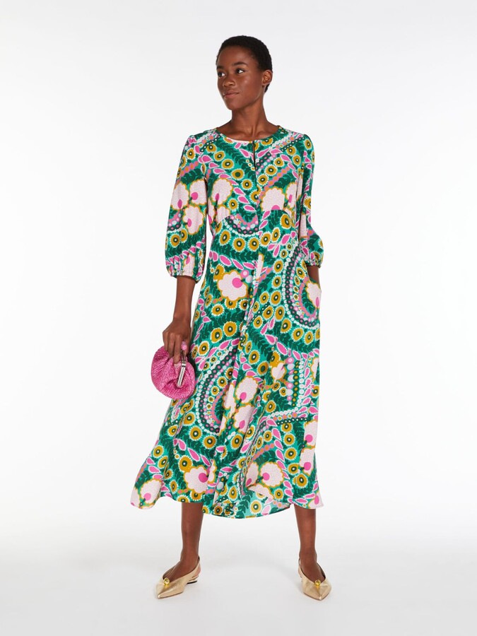 Max Mara Silk dress - ShopStyle