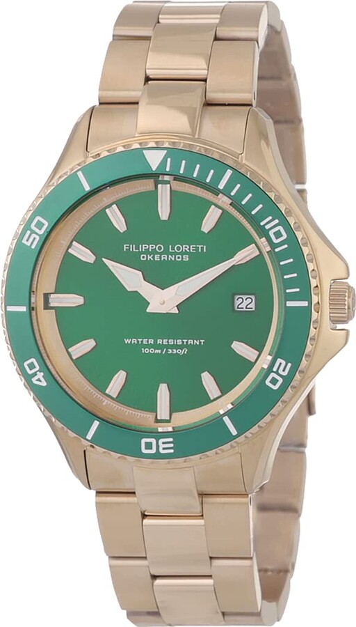 EWatchFactory Men's Okeanos Quartz Watch with Stainless Steel Strap ...