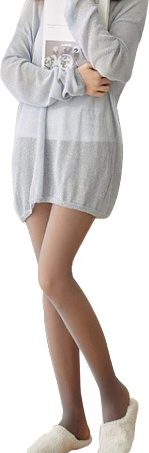 MODNTOGA Fake Tights Translucent Warm Tight Stretchy Opaque Soft Winter ...