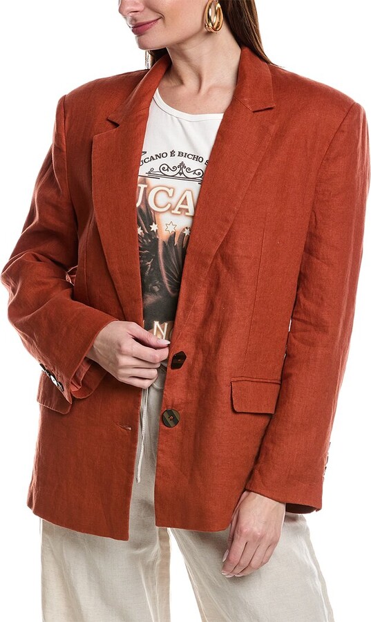 Farm Rio Linen Blazer - ShopStyle