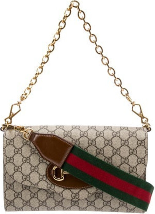 Gucci GG Supreme Horsebit 1955 Shoulder Bag - ShopStyle