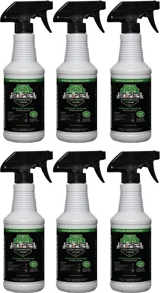 SNiPER Hospital Disinfectant, Odor Eliminator & All-Purpose Cleaner, 16 ...