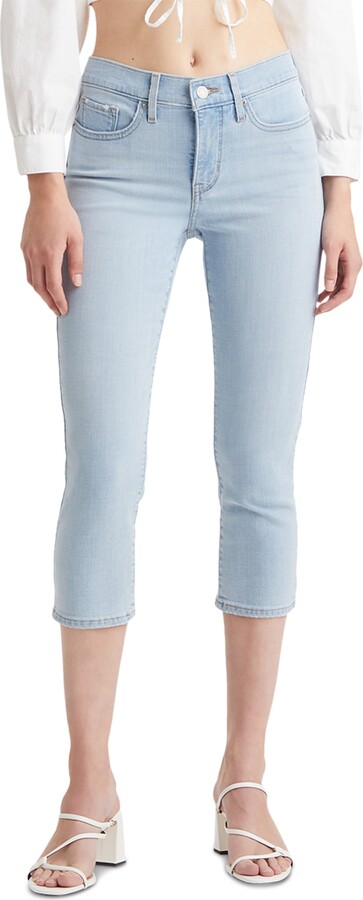 Levi's 311 Shaping Skinny Mid Rise Capri Pants - ShopStyle