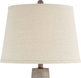 Regency Hill Glenn Rustic Country Cottage Style Table Lamps 27" Tall ...