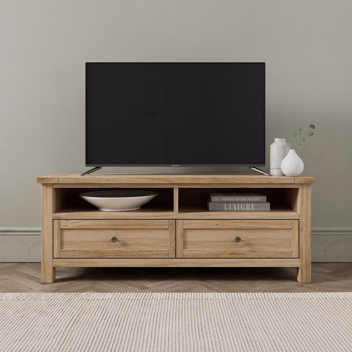 Dunelm Olney TV Unit for TVs up to 55" Brown - ShopStyle